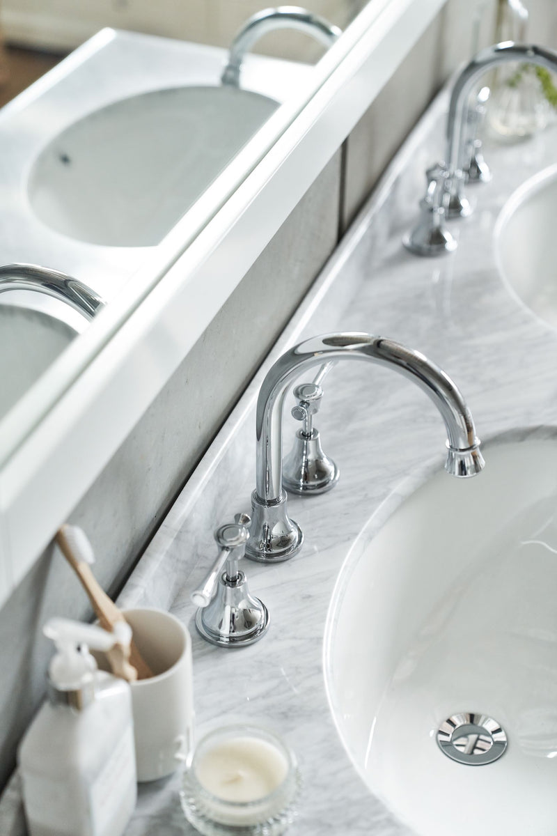 Hudson 1450 French Provincial Bathroom Vanity - White – Birch & Oak ...